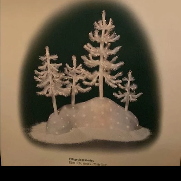 Department 56 | Holiday | Dept 56 Fiber Optic Trees Set If 3 On Base ...